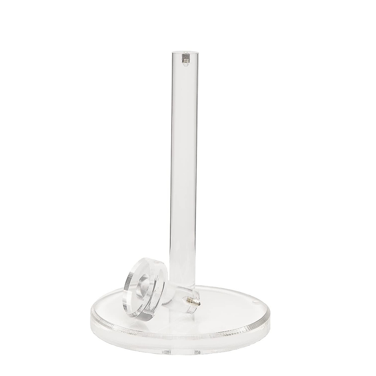 Acrylic Paper Towel Holder, Modern Kitchen Decor Paper Towel Dispenser 13.5" Tall Standing Countertop Paper Towel Holders for Kitchen Organization, Bathroom, Laundry Room, Pool House Made in USA