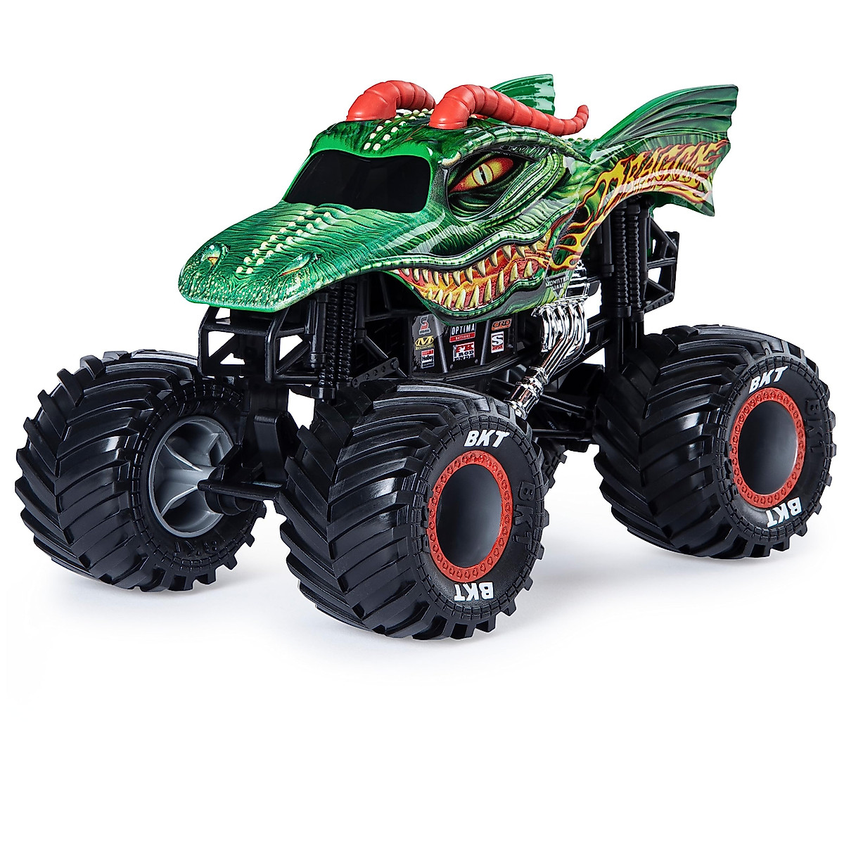 Monster Jam, Official Dragon Monster Truck, Die-Cast Vehicle, 1:24 Scale