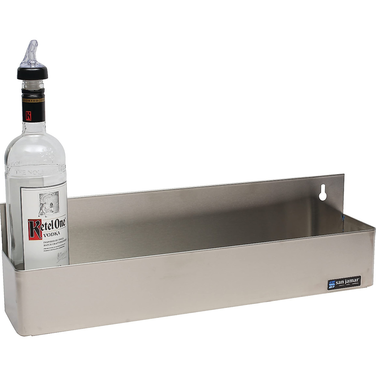 San Jamar Stainless Steel Speed Rails, 5 Quarts, Silver