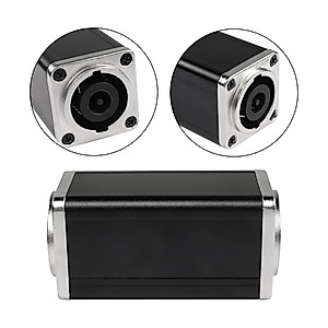 MEIRIYFA NL8MPR Speakon Coupler Connector,8Pin Speakon Female to Female Adapter Speaker Silver-Plated Plug Jack Straight Connector for NL8FC, NL8FX, NLT8X, NL8FC, NL8FX