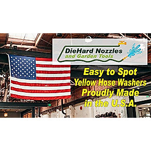 DieHard Nozzles and Garden Tools Easy to Spot Yellow Hose Washers