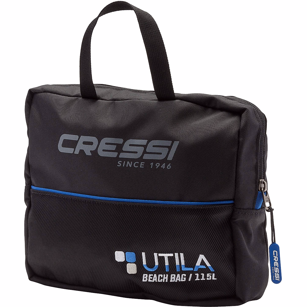 Cressi Heavy Duty Mesh Backpack 85 liters Capacity for Snorkeling, Water Sport Gear | Utila: designed in Italy, Black, One Size (UB937000)