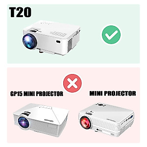 co2CREA Hard Case Replacement for TOPVISION 4000LUX / TOPVISION 6500L Outdoor Movie Projector / Native 720P Portable Mini Projector