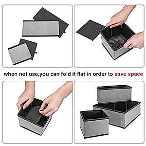 8pcs Drawer Storage Organizer Versatile Sturdy Storage Box for Socks Underwear Bra