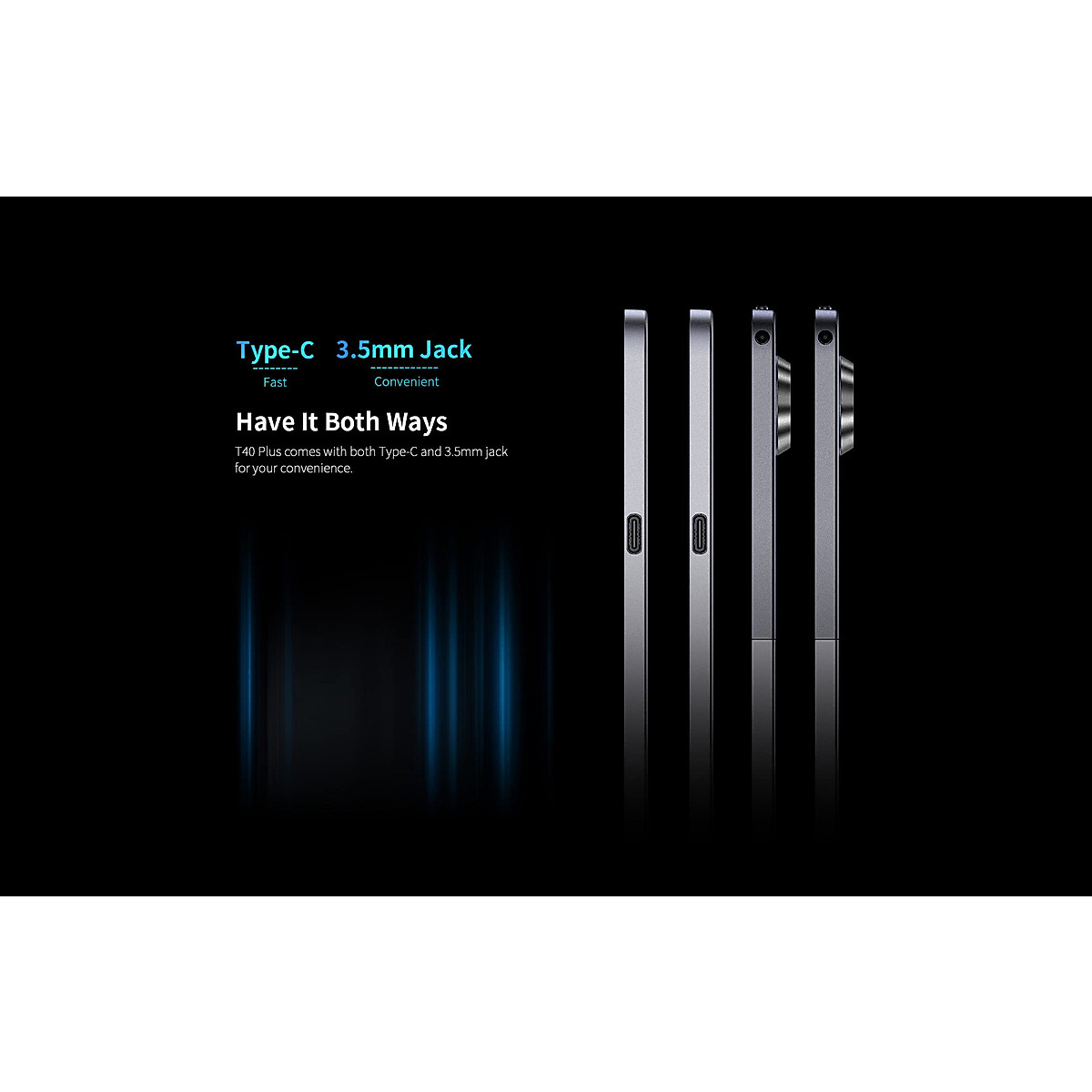 Tablet Computer, TeclastT40 Plus 10.4 Inch Android 11 Tablet 2000×1200 IPS 8GB RAM 128GB ROM Dual 4G Network and Ac Dual-Band WiFi Bluetooth 5.0 (Tablet)