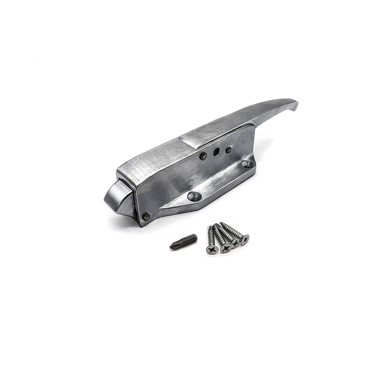 Kason 0058 Brushed Chrome Radial Latch and Hardware KIT