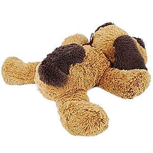 WEIGEDU Floppy Stuffed Dog Puppy Plush Toy, Huggable Beagle Labrador Retriever Stuffed Animal Dogs for Kids Girls Boys Baby Birthday Gift, 20 inch, Brown