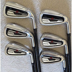 Tall Mens Golf Set Complete Driver, Fairway Wood, Hybrid, Irons, Putter, Stand Bag Clubs +1" Length All Graphite