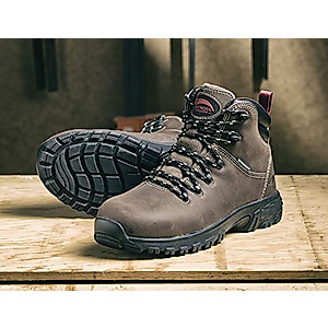 Avenger Work Boots Flight A7420 Men's Alloy Toe EH Waterproof Work Boots, 12 W