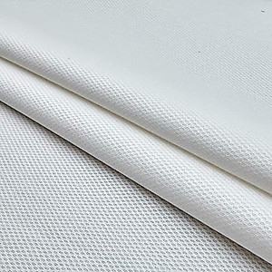 Cotton Pique White, Fabric by the Yard