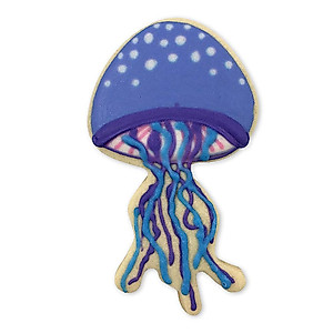 Jelly Fish Cookie Cutter 4 Inch - Made in the USA – Foose Cookie Cutters Tin Plated Steel Jelly Fish Cookie Mold