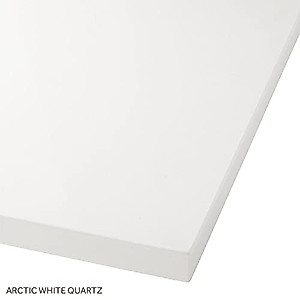 Signature Hardware 953330-24-RUMB-1 Robertson 24" Free Standing Single Vanity Set with Mahogany Cabinet, Vanity Top, and Rectangular Undermount Vitreous China Sink - Single Faucet Hole