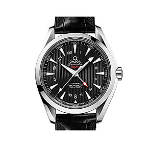 Omega Seamaster Aqua Terra Black Dial GMT Automatic Men's Watch 23113432201001