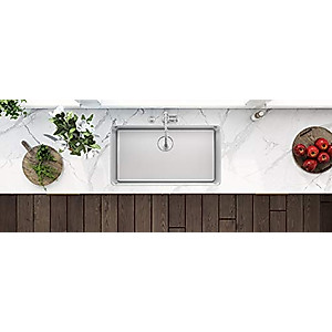 Ruvati 31-inch Undermount Kitchen Sink 16 Gauge Stainless Steel Single Bowl - RVM5931