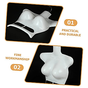 GARVALON 5pcs Mannequin Hanger Body Torso Dress Form Female Upper Display Woman Formal Tops Bathing Suits for Women Clothes Showing Rack Rack, 40x35cm (07O0801W2A)