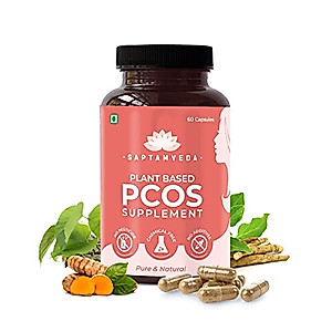Plant Based PCOS/PCOD Supplement 60 Veg Capsules (500Mg) Pack 1 | Ayurvedic Medicine for Delayed Periods | Supplements for Women Promoting Better Cycle & Hormonal Balance