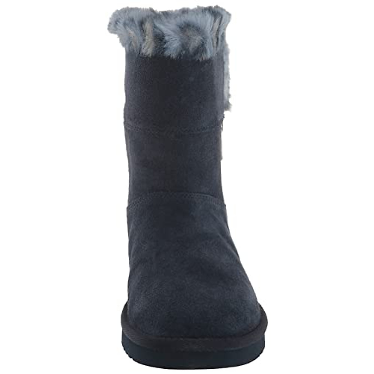 Koolaburra by UGG Women's ARIBEL Short Leopard Fashion Boot, Insignia Blue, 10