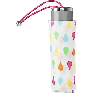 Totes MICRO MINI PURSE MANUAL UMBRELLA-MANY STYLES (Polka Dot)