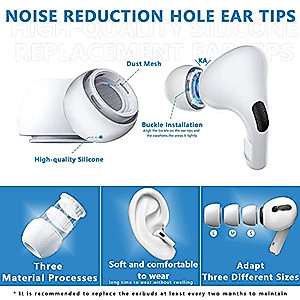 Airpods Pro Case, 15 in 1 Airpod pro Accessories Set Kit, Silicone Anti-Lost Straps/Watch Band Holder/Ear Hooks/Storage Box/Ear Tips/Keychainfor Apple Airpods Pro Charging Case Cover Skin (Black)