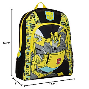 Transformers Kids Backpack Yellow Bumblebee