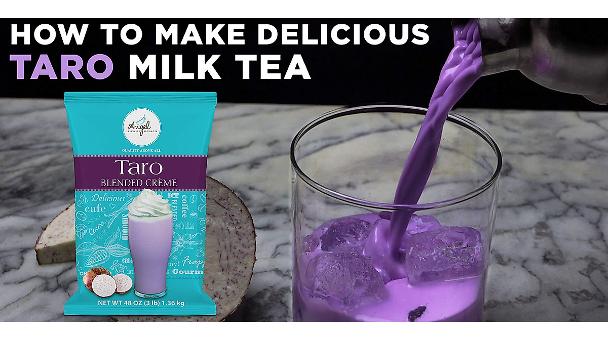 Delicious Taro Blended Crème Mix - Instant Beverage Mix