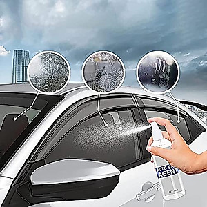 Seatdain Car Glass Waterproof Coating Agent - Automatic Film Formation, Anti Fog Spray Auto Glass, Antifogging Rainproof Nano Rain Remover for Windows, Windshields, Mirrors,Glass, Shower Doors (30ML)