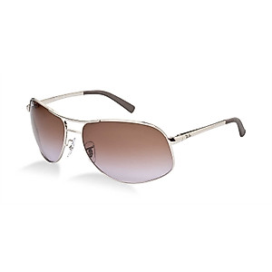 Ray-Ban RB3387 - 003/68 Sunglasses Silver/ Purple Violet Gradient 64mm