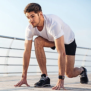 Adorve Compatible with Apple Watch Bands 49mm 45mm 44mm 42mm Women Men, Breathable Air Holes Silicone Sport Band for iWatch Ultra 2 SE Series 9 8 7 6 5 4 3 2 1, Black/White/Blue Gray/BlueRainbow