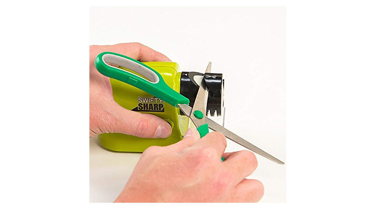 Swifty Sharp Cordless Electric Knife Sharpener - Razor Sharp in Seconds