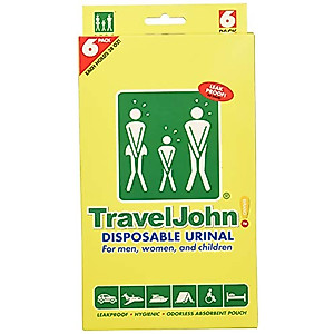 TravelJohn-Disposable Urinal (6 Pack)