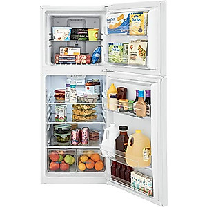 Frigidaire 11.6 Cu. Ft. Compact ADA Top Freezer Refrigerator in White with Electronic Control Panel, Reversible Door Swing, ENERGY STAR