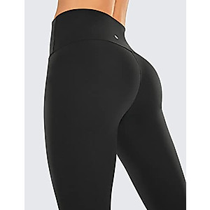 CRZ YOGA Butterluxe High Waisted Capris Workout Leggings for Women 23'' - Lounge Leggings Buttery Soft Yoga Pants Black Medium