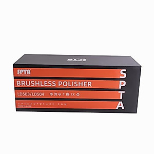 SPTA Buffer Polisher, 780W 5Inch & 6Inch Dual Action Random Orbital Car Polisher, 41pcs Car Detailing Kit with Polishing Pads, Sanding Papers, Wool Pads, Tool Bag for Car Polishing and Waxing