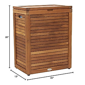 AquaTeak Nila Large Rectangular OptiAREA Storage Hamper