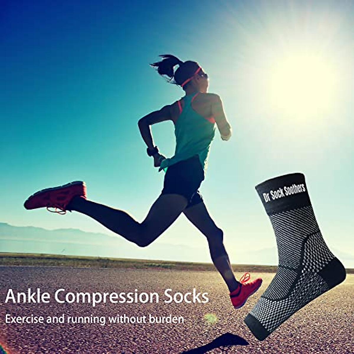 Dr Sock Soothers™, 3Pairs Dr Sock Soothers for Women, Dr Sock Soothers for Men, Plantar Fasciitis Socks,Including Relief of Plantar Fasciitis, Arch Pain, and Heel Pain. Helps Stabilize Feet and Prevent Injuries.(Small)