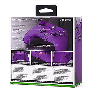 PowerA Enhanced Wired Controller for Xbox Series X|S - Royal Purple