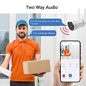 Kittyhok 2K All-in-one Wireless Security Camera System with 12'' Monitor, 8pcs WiFi Security Cameras for Home Security, 1TB HDD, 2-Way Audio, Remote Access, Motion Detection, Waterproof, Night Vision