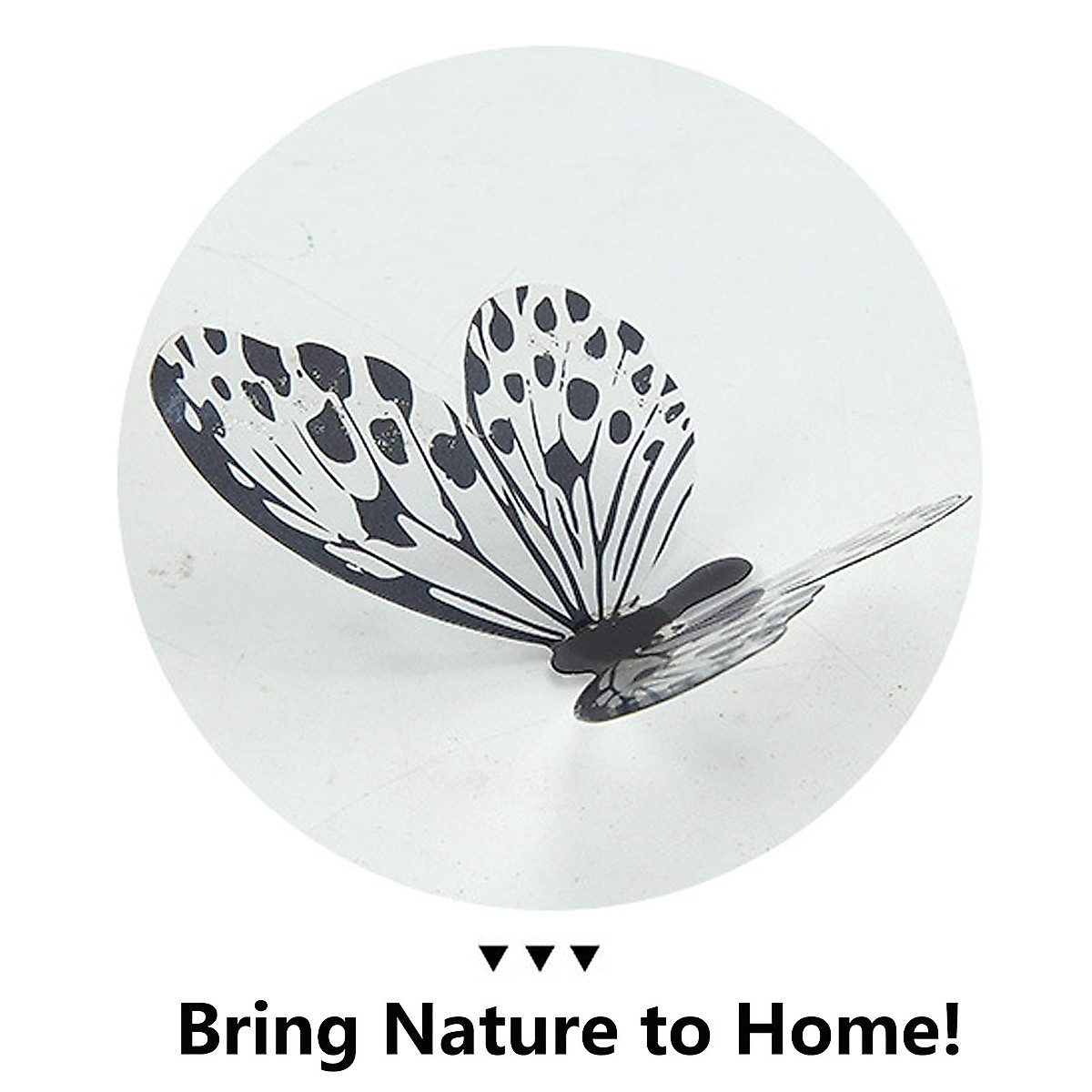 90PCS, 3D Butterfly Wall Decor,Decorative Butterflies for Decals,Black Decor Party Birthday Wedding Decoration Stickers for DIY Bedroom Living Room