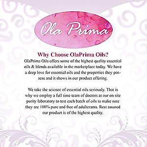 Ola Prima Lemon Eucalyptus Essential Oil – Therapeutic Grade for Aromatherapy, Diffuser, Relaxation, Cosmetic Making, Dropper – 4 fl oz – Eucalyptus Lemon Scent Aromatherapy Oil