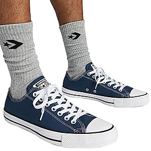 Converse Chuck Taylor All Star Canvas Low Top Sneaker, Navy ,6 mens_us/8 womens_us
