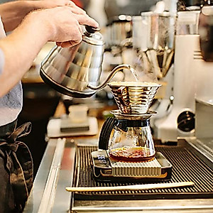 Sihuuu 100 Pcs Coffee Filters, 1-4 Cup Basket Coffee Filters, Natural Brown Unbleached Basket Filters Paper for Home, Office Single Cup Coffee Filter