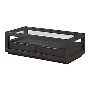 Modus Oxford Coffee Table with 2-Drawer, Basalt Grey