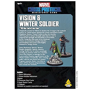 Atomic Mass Marvel Crisis Protocol: Vision & Winter Soldier Chara, Multicolor