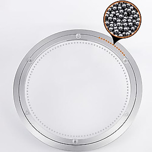 SinSed Aluminium Turntable Bearing,Lazy Susan Bearing Aluminum Turntable Ball Bearing for Dining-Table and Workbench