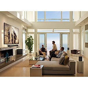 SAMSUNG Harman Kardon 7.1.4 Dolby Atmos Soundbar HW-Q90R with Wireless Subwoofer and Rear Speaker Kit, Adaptive Sound, Game Mode, 4K Pass-Through with HDR, Bluetooth & Alexa Compatible (HW-Q90R/ZA)