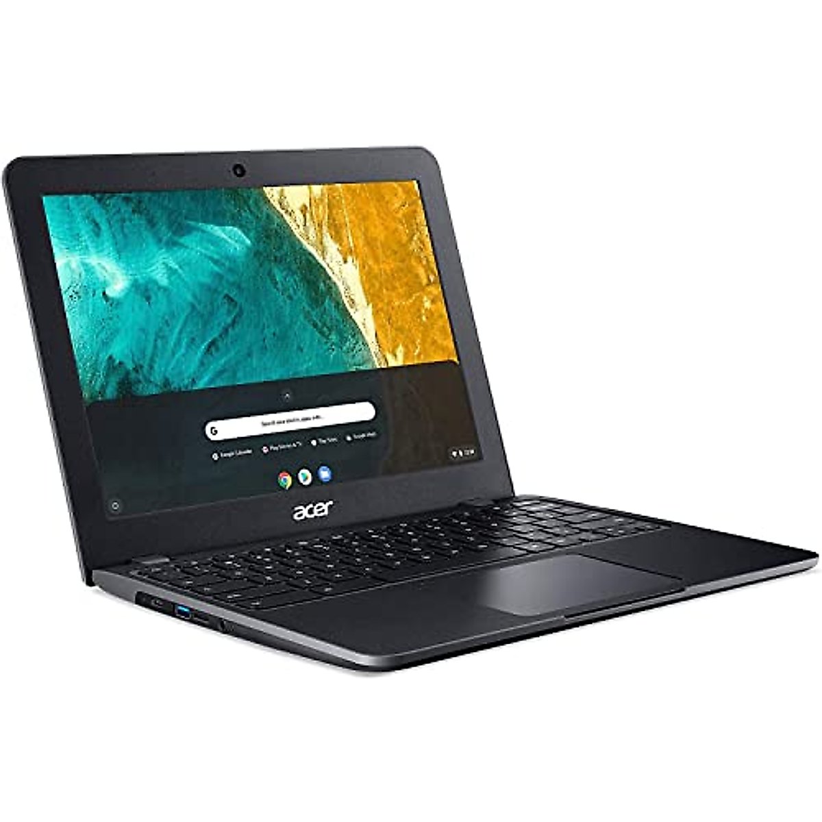 Acer Chromebook 512 Laptop, 12 Inch HD Display, Intel Dual core Processor, 4GB DDR4 RAM, 32GB eMMC, WiFi 5, Chrome OS, Bundle with JAWFOAL