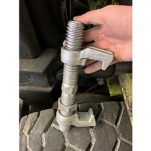 Shipping Container Bridge Fitting Clamp - 280 MM - Galvanized Screw Clamp to Connect Shipping Containers Together. 20 or 40 foot containers. Galvanized.