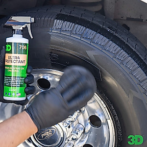 3D Ultra Protectant Tire Shine - Long Lasting, High Shine Tire Spray - Excellent Protectant for Rubber & Vinyl 1 Gallon