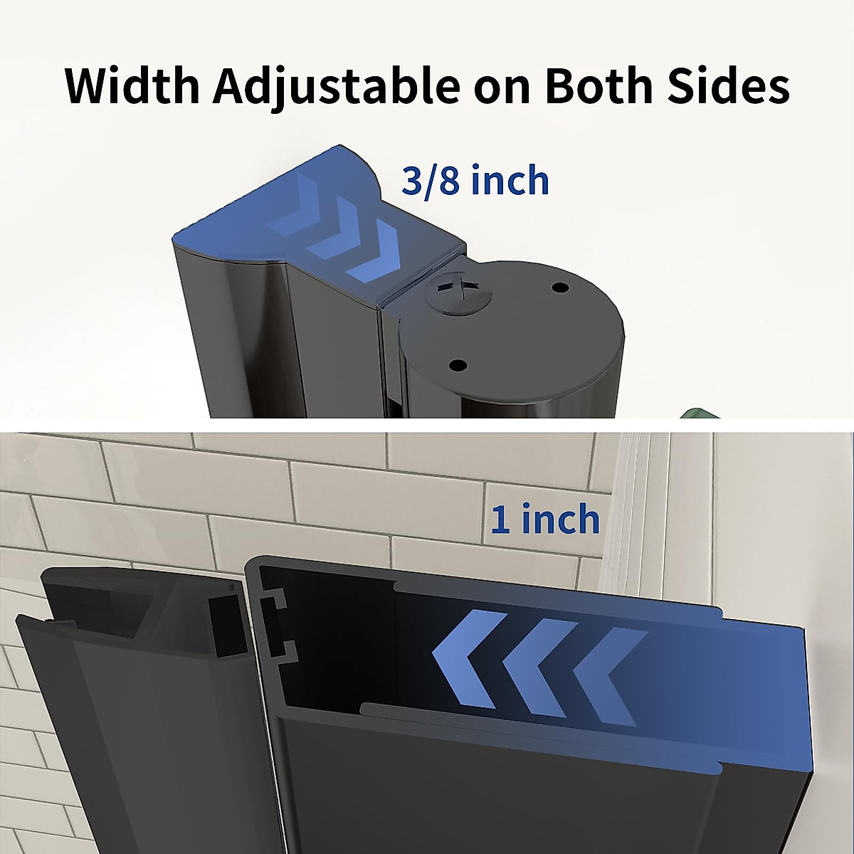 ACE DECOR 30-31.4" W x 72" H Frameless Pivot Shower Door, 1/4" (6mm) Clear SGCC Tempered Glass Shower Door, Pivot Swing Shower Glass Door in Matte Black Finish, Reversible Installation