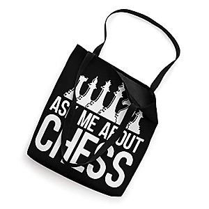 Funny Chess Player Chess Master - Ask Me About Chess Tote Bag